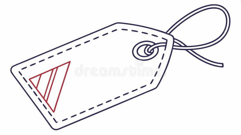 Tag with String, Product Label and Identification Icon. Vector Design ...