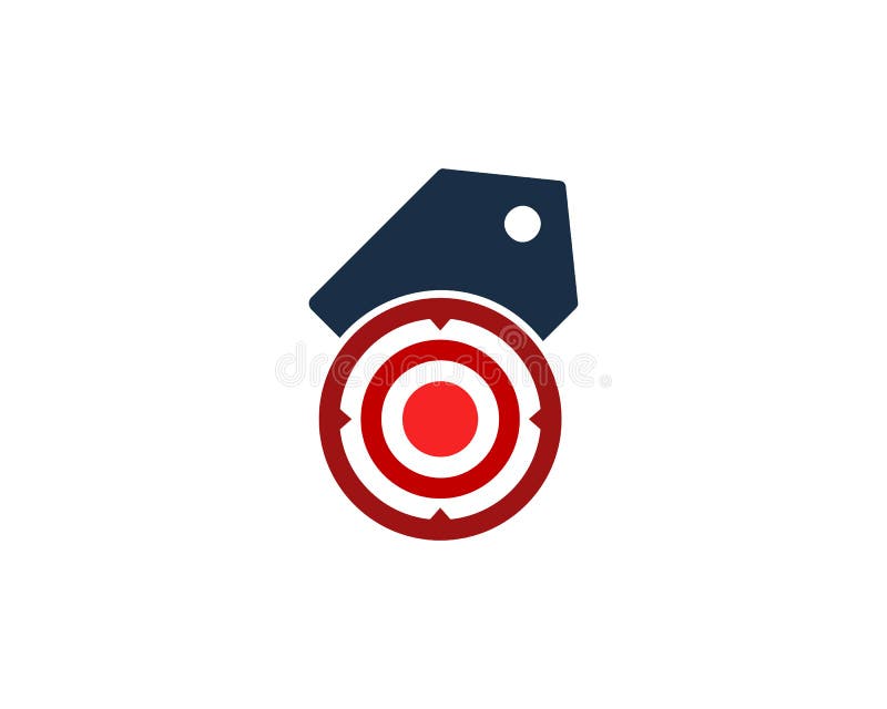 Tag Target Logo Icon Design Stock Vector - Illustration of icon ...