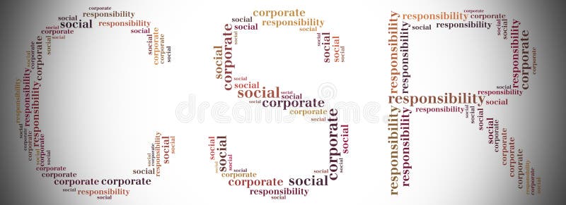 3d green road sign of csr stock illustration. Illustration of career ...