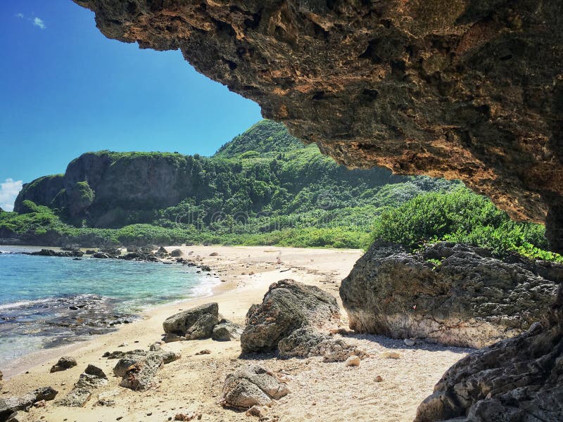 Tagachang Beach stock photo. Image of guam, beach, territory - 133186278