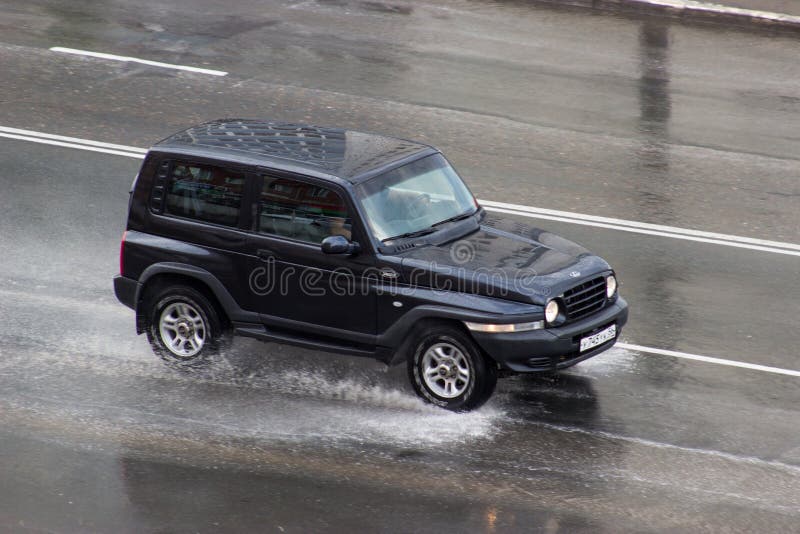 Tagaz Tiger Rides on the Road Editorial Photography - Image of luxury ...