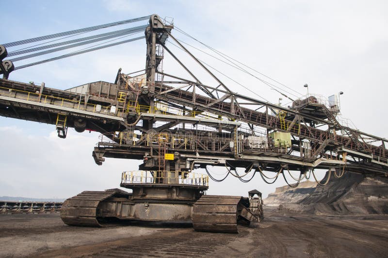 Tagebau 1 stock photo. Image of loader, mining, environment - 34403118