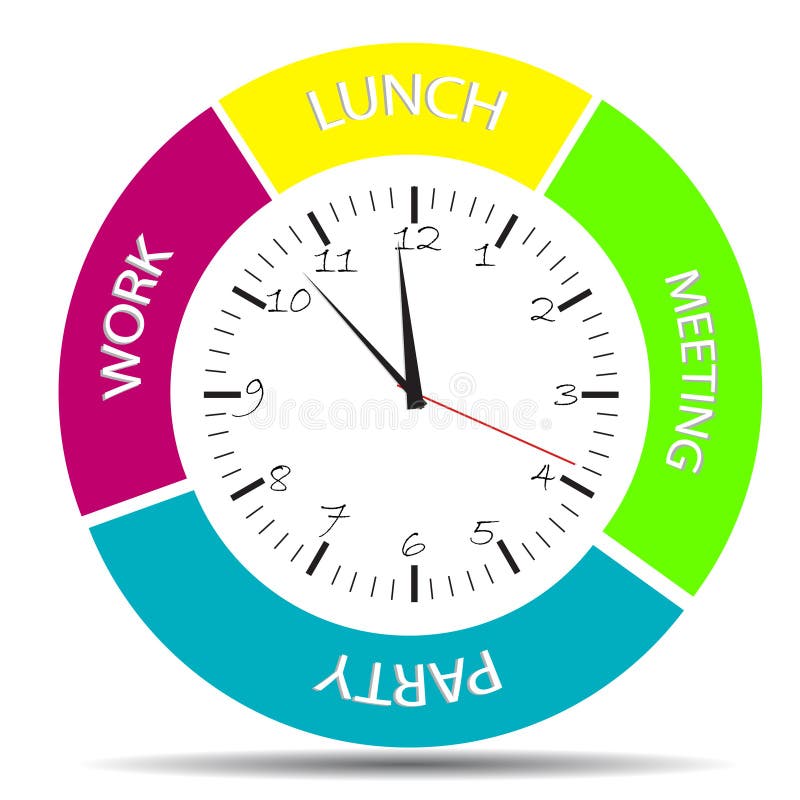 Tagesprogramm stock abbildung. Illustration von sitzung - 37227624