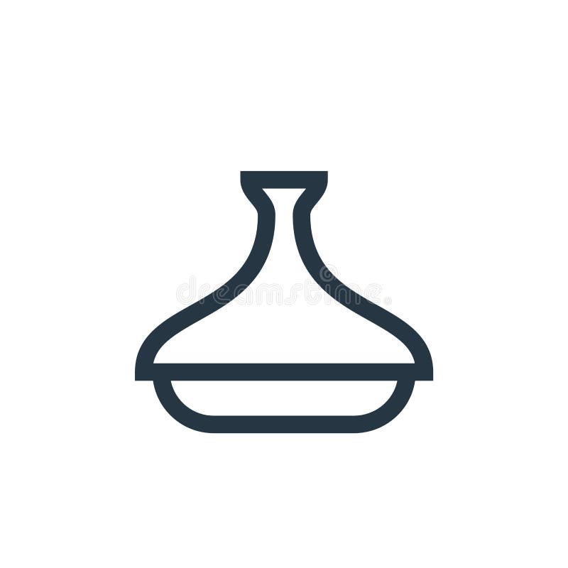Tagine Icon Vector from Morocco Concept. Thin Line Illustration of ...