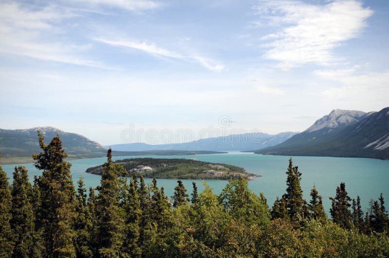 Tagish Lake stock image. Image of scenic, geography, topography - 44749057