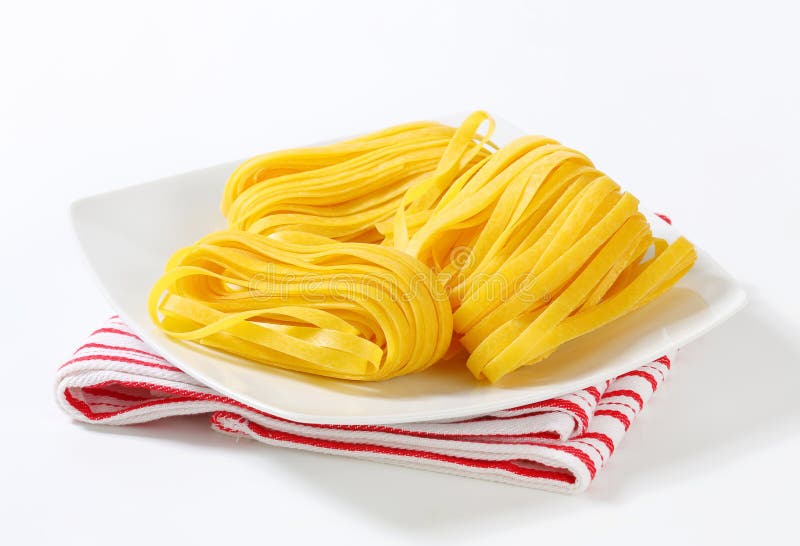 Tagliatelle pasta stock image. Image of striped, food - 34222555