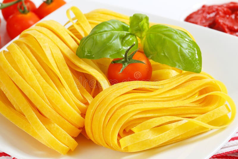 Tagliatelle pasta stock photo. Image of accompaniment - 34222586