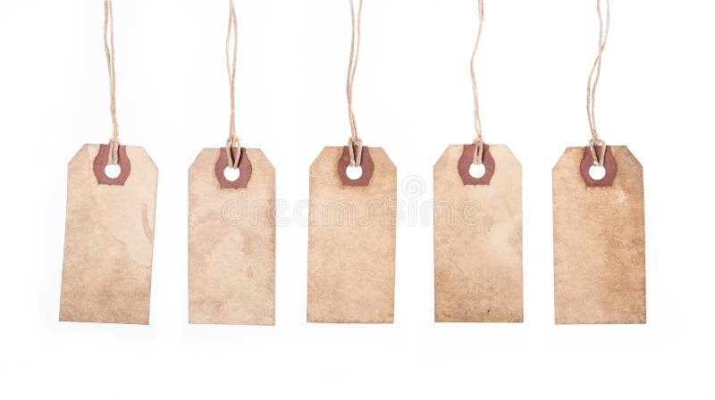 Tags stock photo. Image of price, group, textured, isolated - 33996548