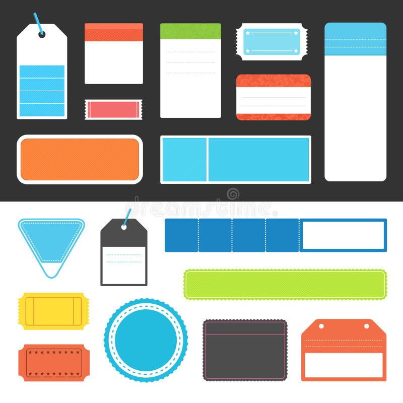 Tags and Labels stock vector. Illustration of shape, simple - 52790460