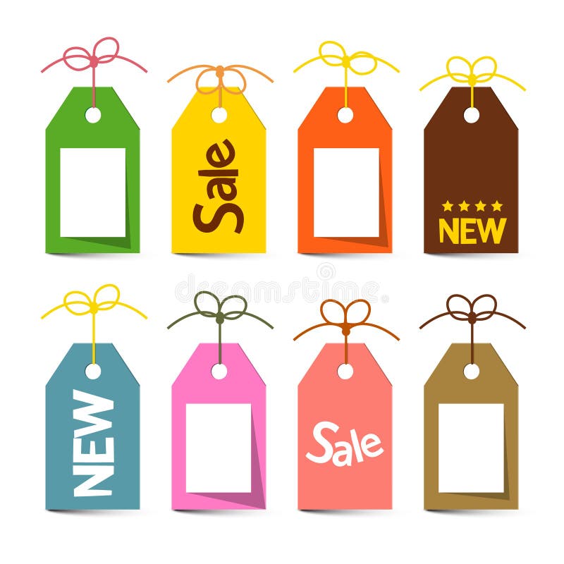 Vector Set of Labels, Tags, Stickers Stock Vector - Illustration of ...