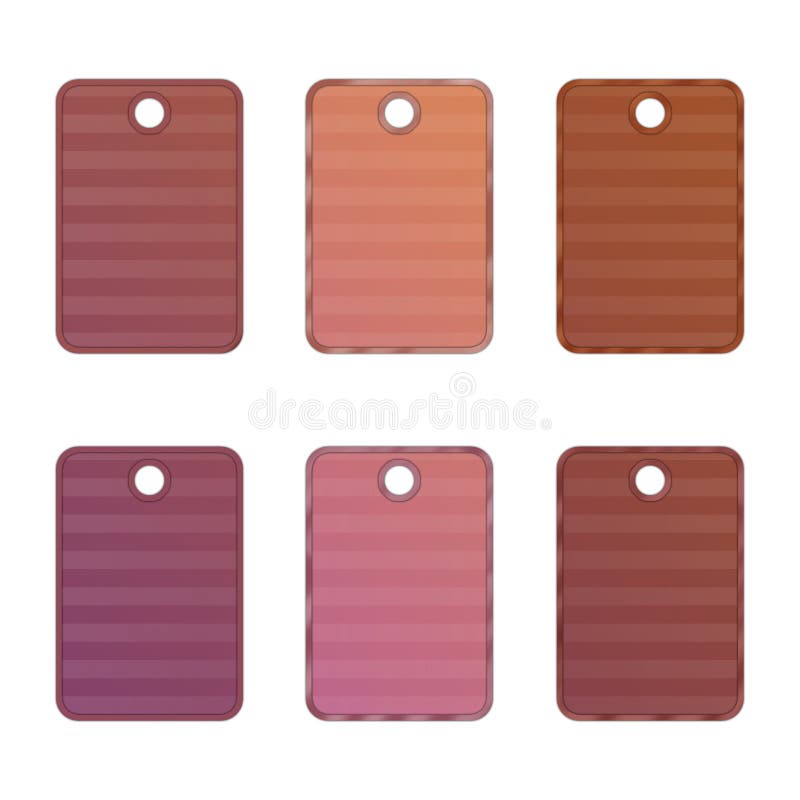 Tags with stripes stock illustration. Illustration of element - 4841285