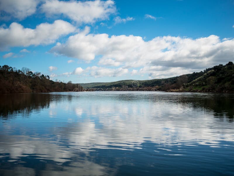 Tagus river stock image. Image of plants, ribatejo, almorol - 40241583