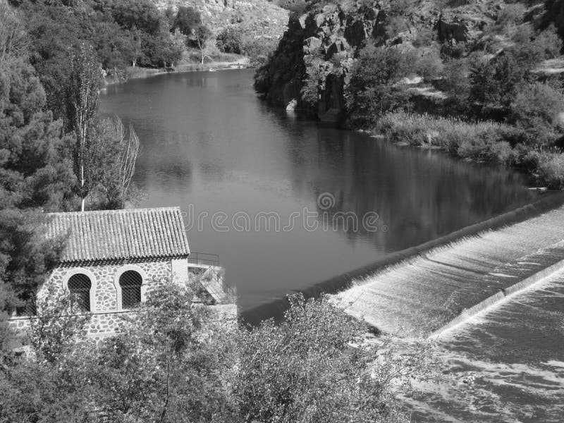 Tagus River in Toledo, Spain Stock Photo - Image of white, toledo ...