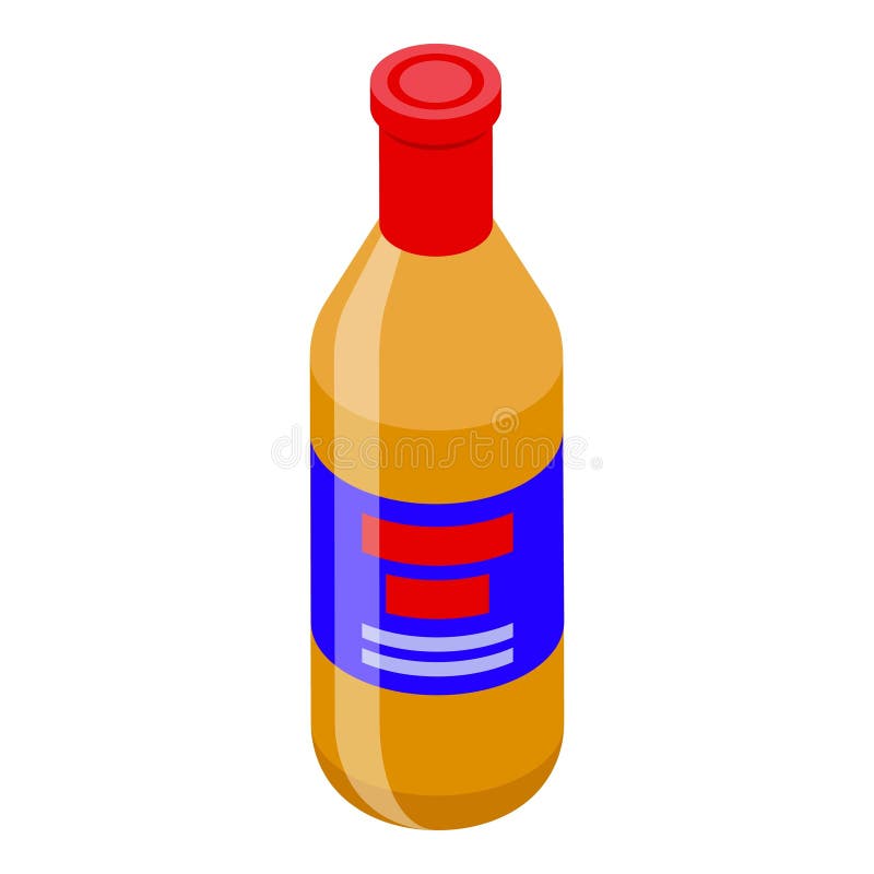 Tahini Bottle Plastic Icon Isometric Vector. Cooking Paste Stock Vector ...