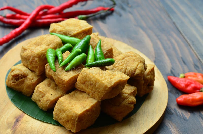 Tahu Sumedang O Sumedang Tofu Comida Tradicional De Indonesia. Foto de ...