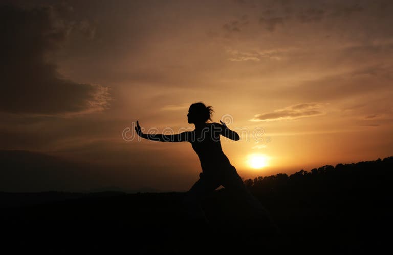 Tai chi stock image. Image of beautiful, feeling, happy - 804639