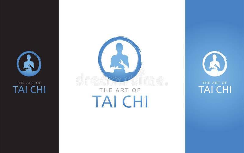 Tai Chi Modern logo vector stock vector. Illustration of sport - 322301476