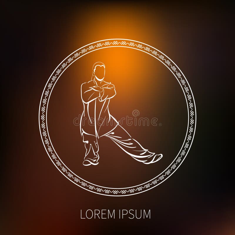 Yin Yang tai chi icon stock illustration. Illustration of concept ...