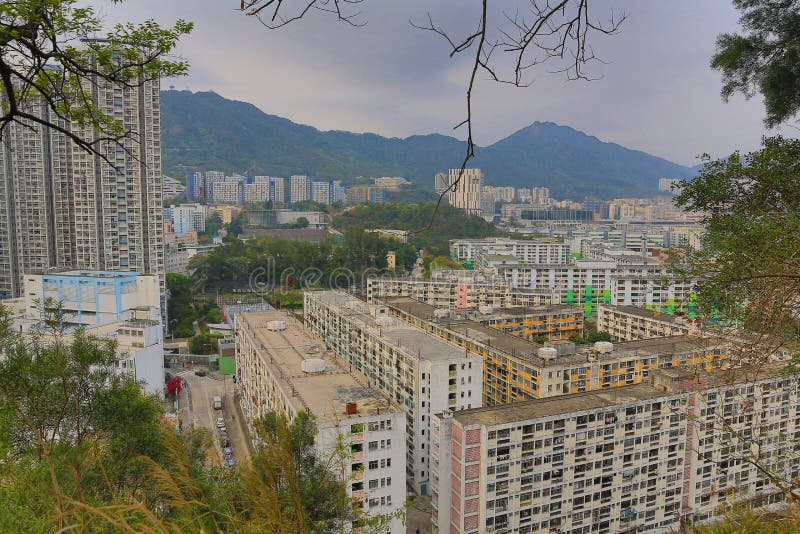Tai Hang Sai Estate editorial photo. Image of condo, close - 52820481