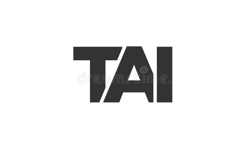 TAI Logo Design Template with Strong and Modern Bold Text. Initial ...
