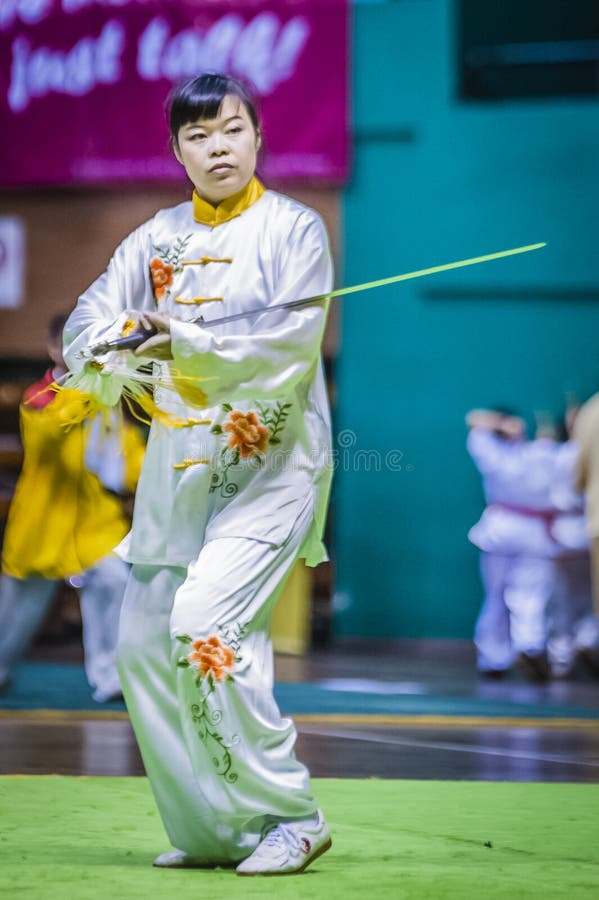 Taichi Wushu editorial photo. Image of show, international - 55807271