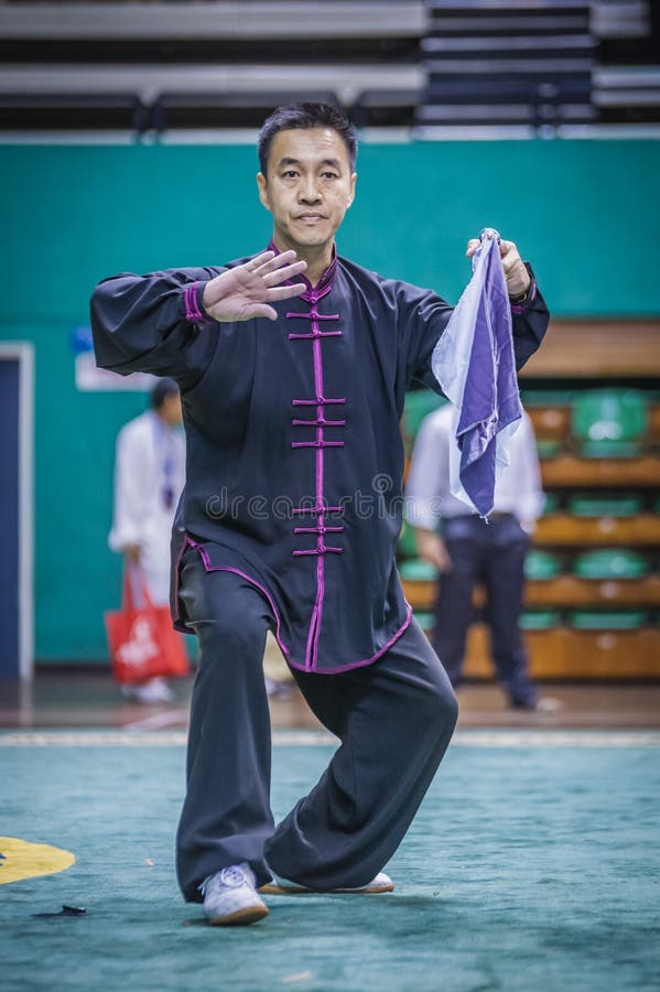 Taichi Wushu editorial stock photo. Image of actions - 55807623