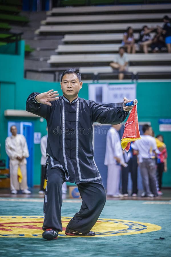 Taichi Wushu editorial stock photo. Image of performers - 55807643