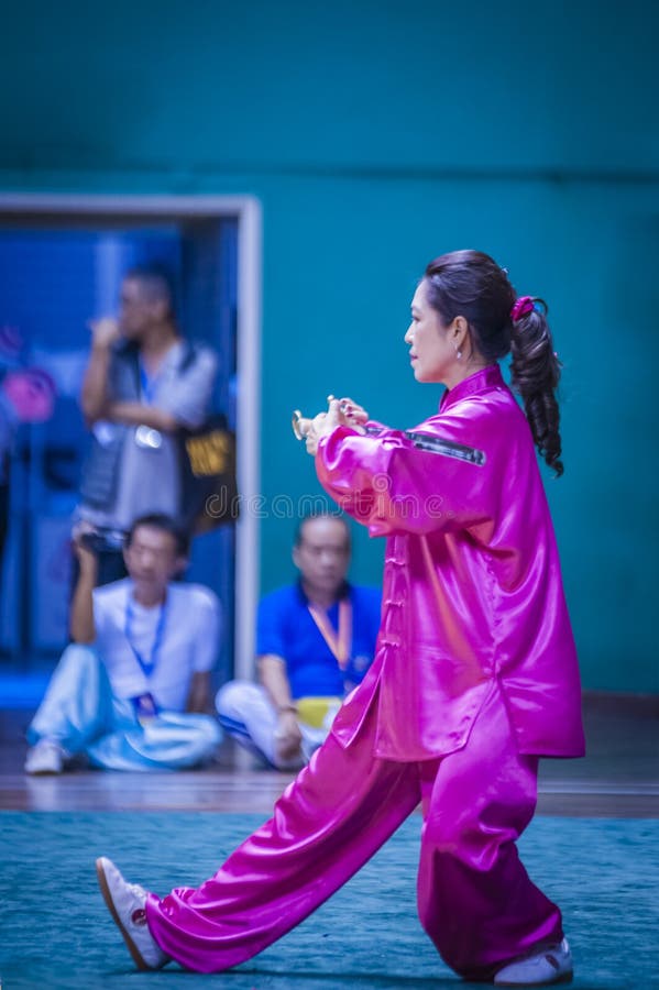Taichi Wushu editorial image. Image of performers, show - 55808330