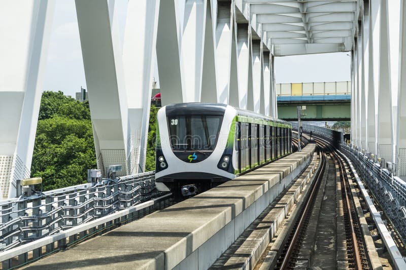 The Taichung Mass Rail Transit System in Taiwan. Editorial Stock Photo ...