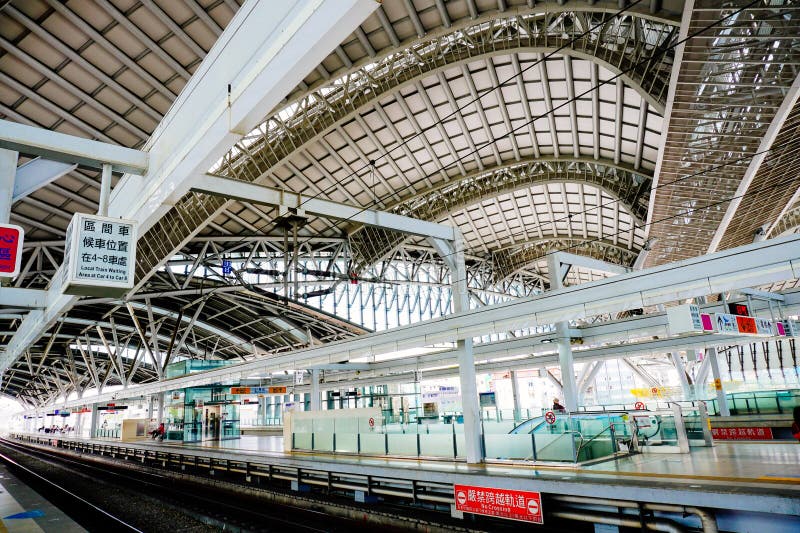 The Landscape of Taichung Railway Station Editorial Stock Photo - Image ...