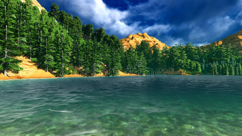 Taiga siberiano fotografia stock. Immagine di baikal - 44700776