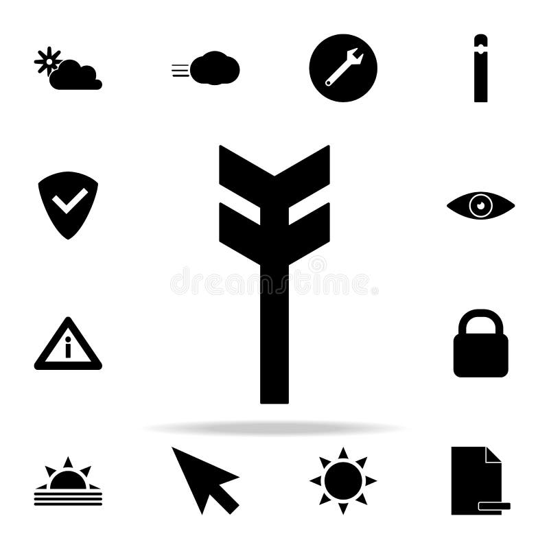 Tail of an Arrow Icon. Web Icons Universal Set for Web and Mobile Stock ...