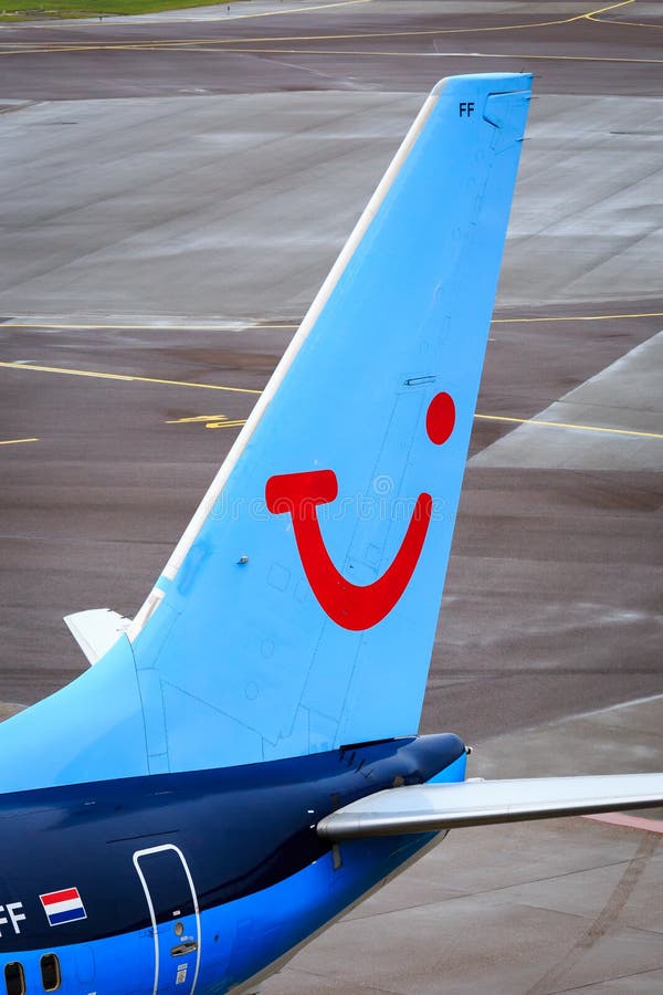 TUI tail editorial photo. Image of tailplane, logo, detail - 109286101