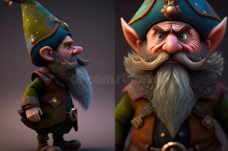 Tail in 3D RenderingGnome Magic: Whimsical 3D Model with Hyper-detailed ...