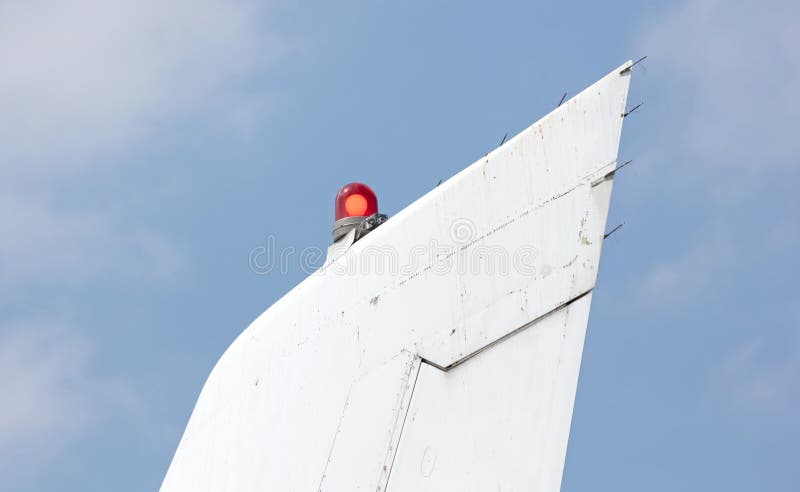 Tail Fuselage of an Old Aircraft Stock Image - Image of window, light ...