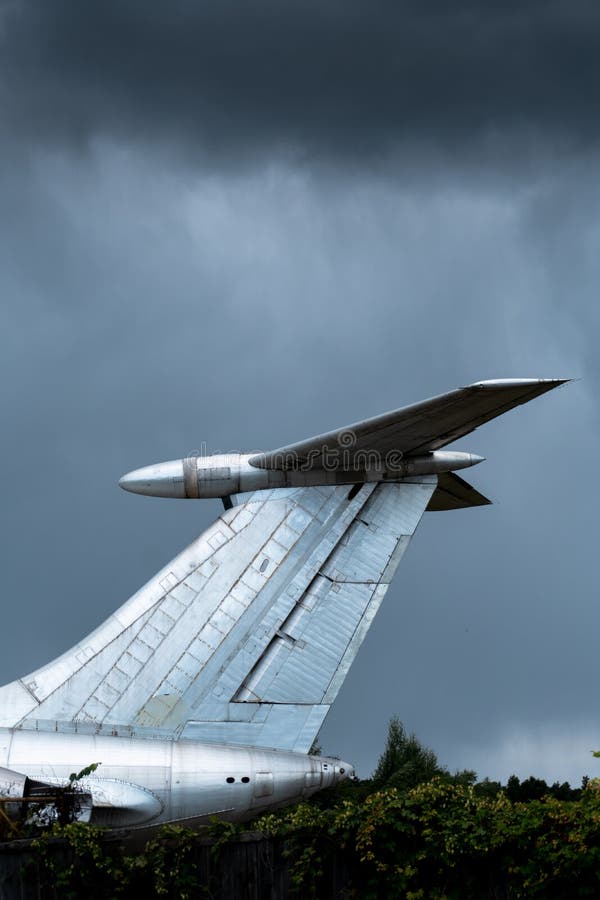Tail of a large plane stock image. Image of flight, tail - 229110815