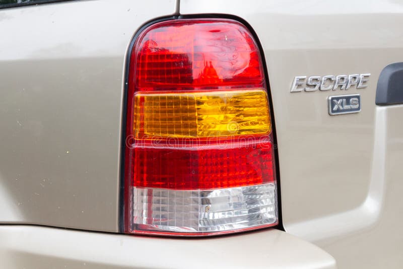 Tail Light Len Light Eye Style Signal Stock Image - Image of paint ...