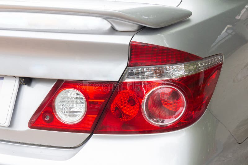 Tail Light Len Light Eye Style Signal Stock Image - Image of paint ...