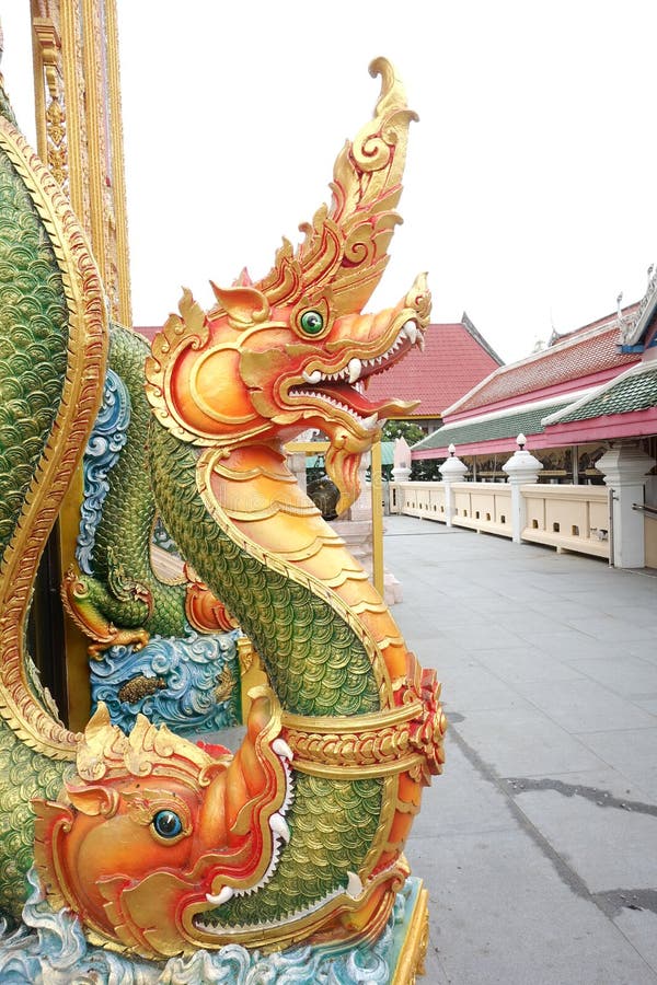 Tail of Naga Ladder Sculpture Stock Image - Image of dessert, leading ...
