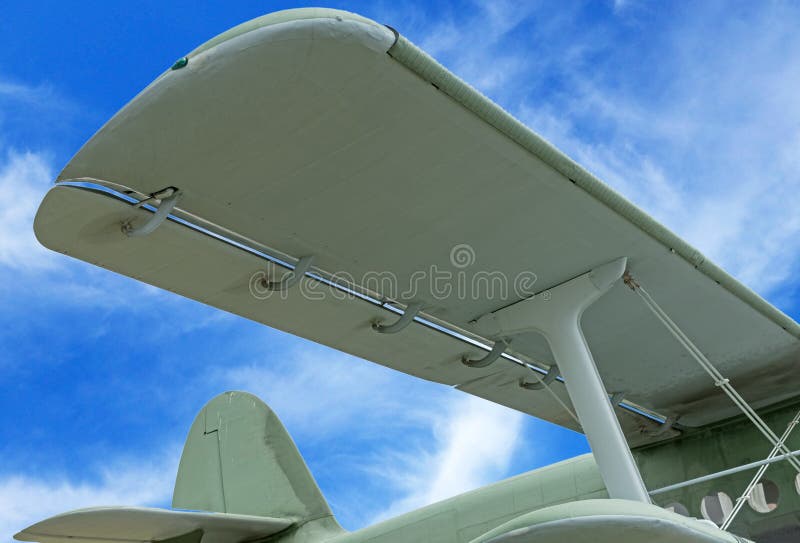 Tail and Wing of Soviet Military Jet Fighter Stock Photo - Image of ...