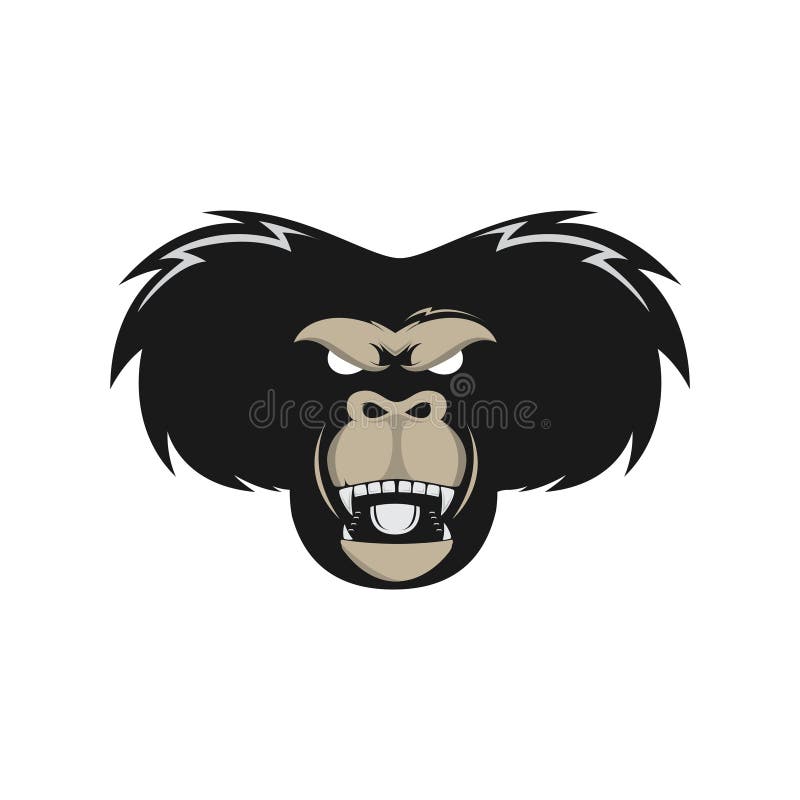 Tailed Macaque Scare Logo Design Vector Graphic Symbol Icon Sign ...