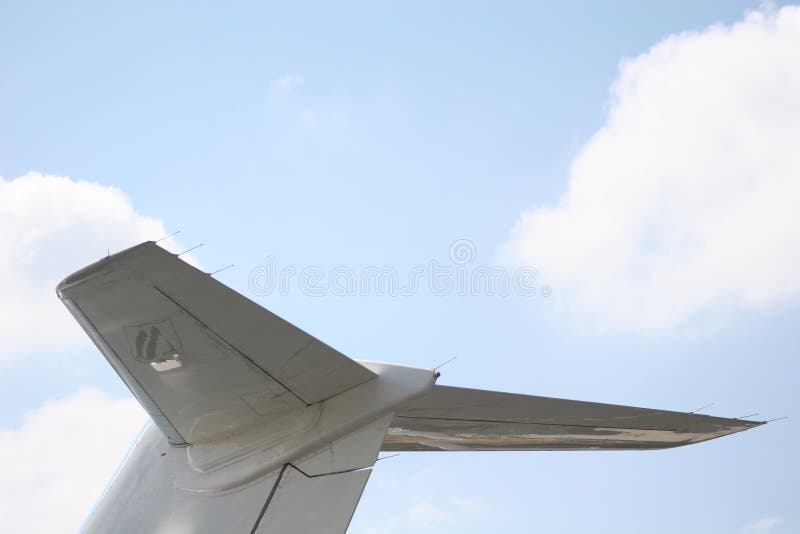 Tailfin stock photo. Image of plane, tail, wing, aircraft - 1321048