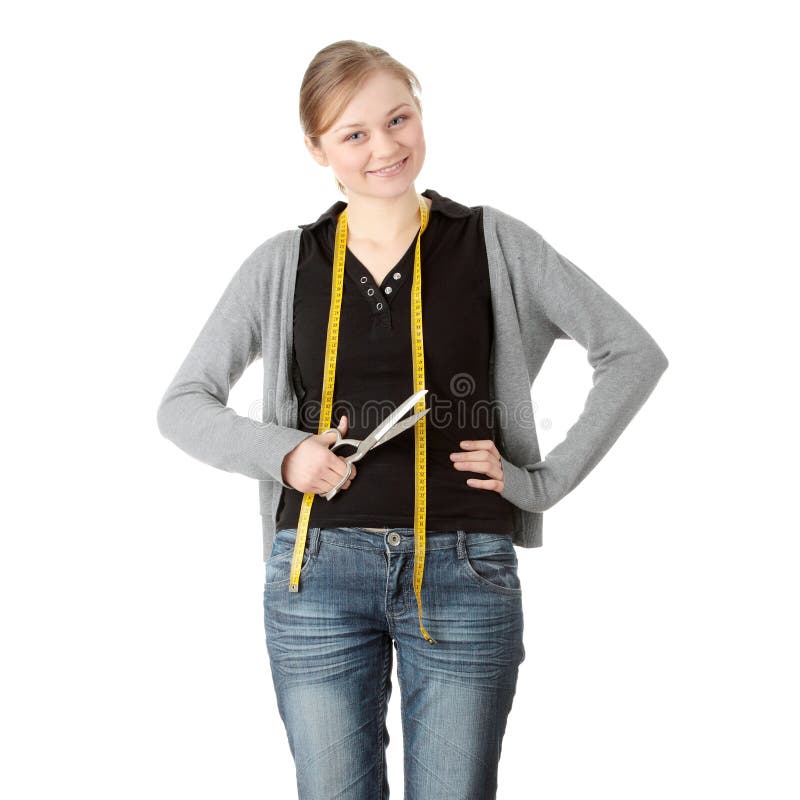 Tailor stock image. Image of scissors, equipment, clothes - 15595595