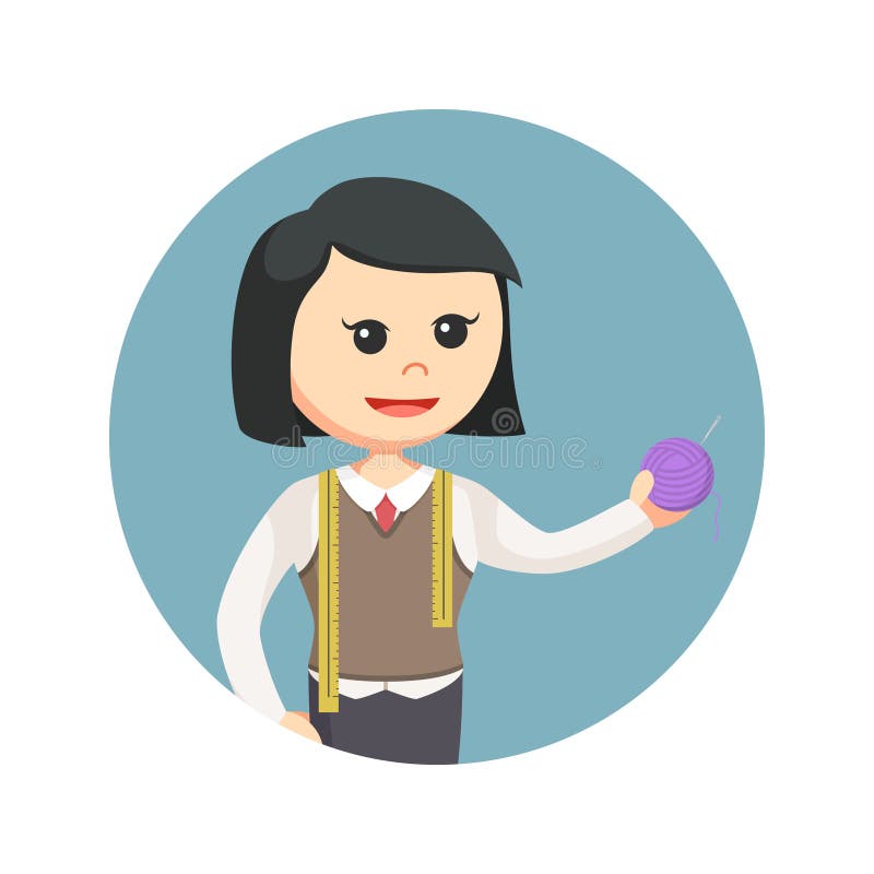 Tailor Character Profession Design Vector Stock Vector - Illustration ...