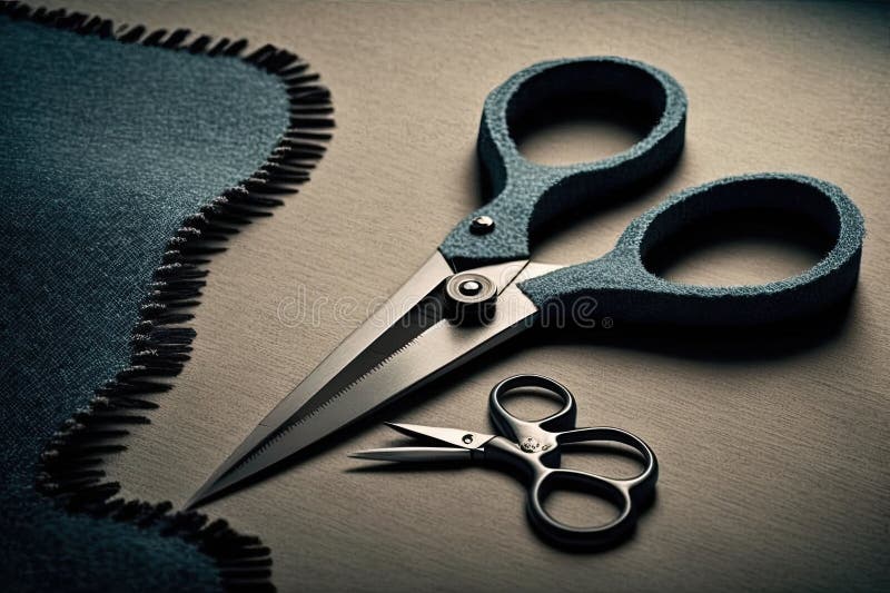 Tailor Cloth with Sharp Scissors, Creating Perfect Fit for New Garment ...