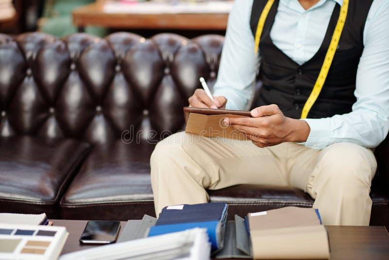 Tailor Drawing Fashion Sketch Stock Photo - Image of occupation ...