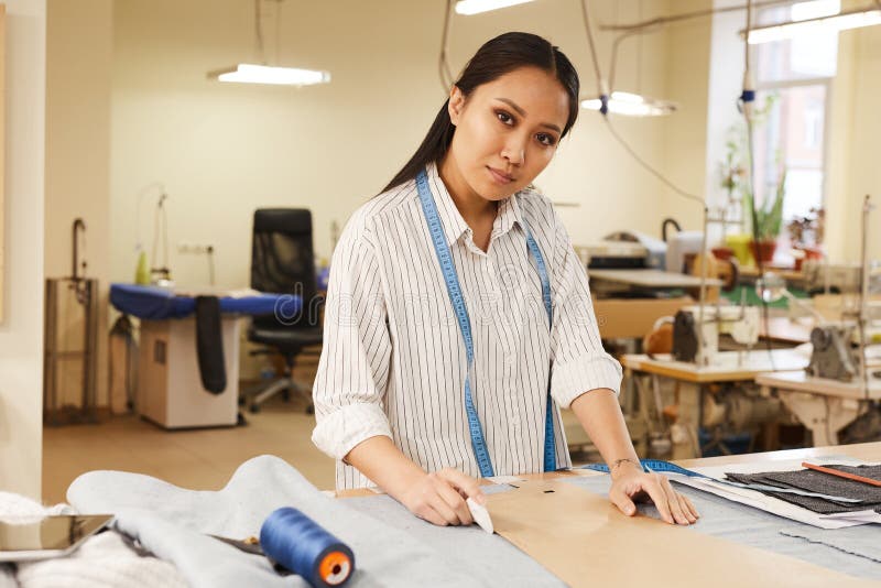 Tailor drawing pattern stock photo. Image of businesswoman - 161244896