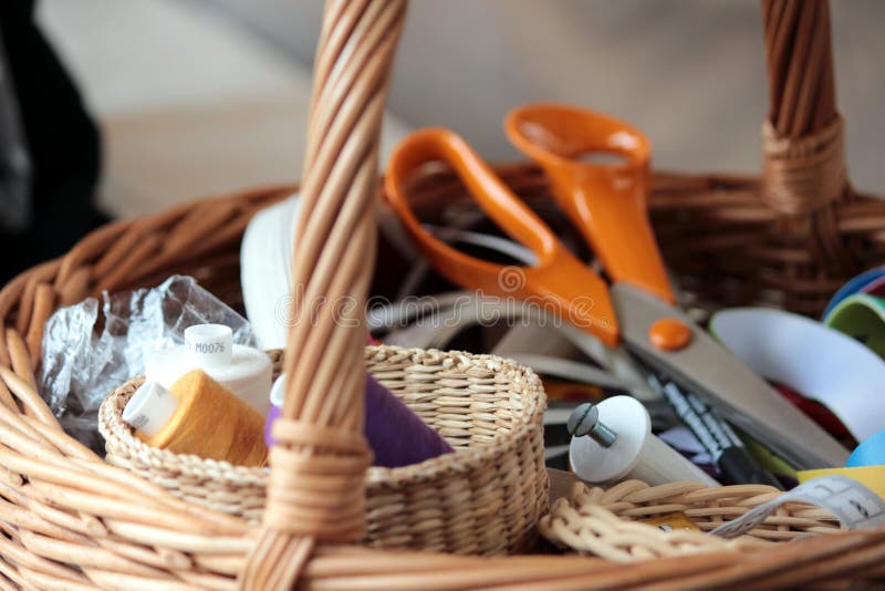 A tailor kit stock image. Image of sewing, thread, spools - 70209597