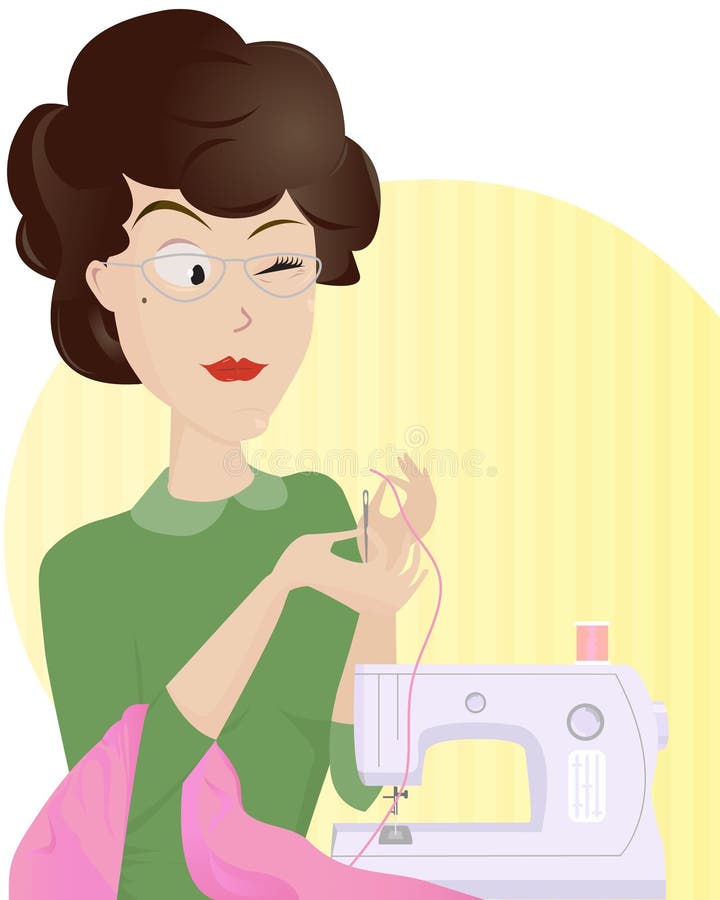Tailor stock vector. Illustration of sewing, professional - 9824433
