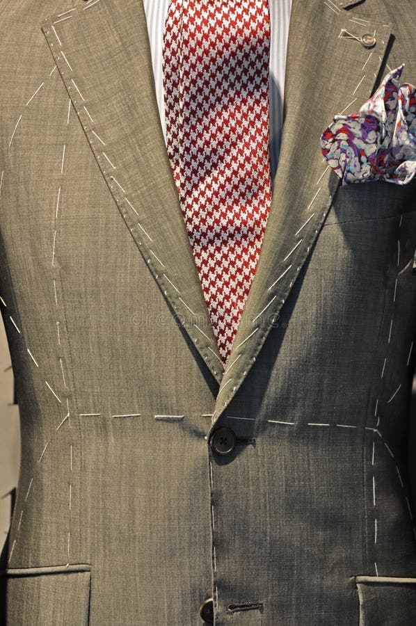 Tailor-made men`s suit stock image. Image of fashon, collar - 99113473